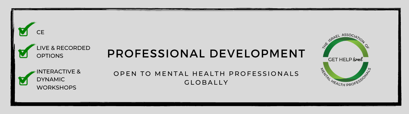 Mental Health Professional Development - Get Help Israel